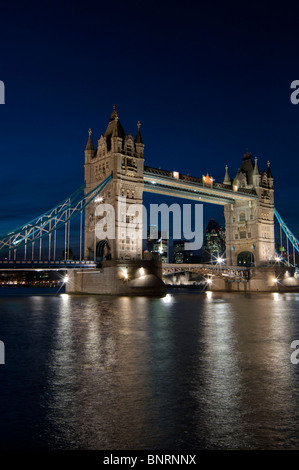 London Tower Bridge at dusk Stock Photo - Alamy