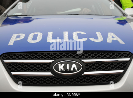 Kia Cee'd police car in Warsaw, Poland Stock Photo - Alamy