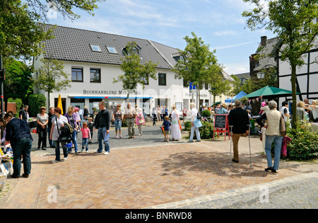 The village of Lank-Latum, part of Meerbusch, near Düsseldorf, NRW ...