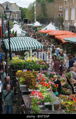 Columbia Road weekly Flower Market Hackney East End London England 2010 ...