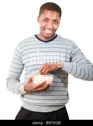 Man holding pop corn Stock Photo - Alamy