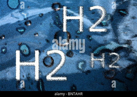 Hydrogen gas (H2) molecule Stock Photo - Alamy