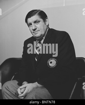 Hockey Night in Canada Broadcaster Bill Hewitt and Bob Goldem Stock ...