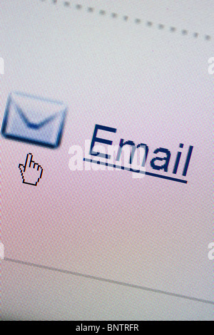 email icon mouse pointer Stock Photo - Alamy