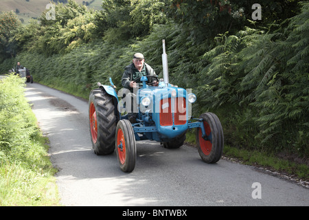 A vintage Fordson Dexta tractor UK built by Ford in the late 1950s ...