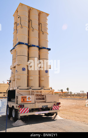 Arrow 2 missile at Israeli Air Force Museum at Hazerim on the outskirts ...