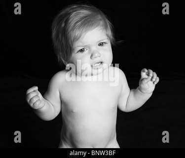upset baby crying angry pout chubby Stock Photo - Alamy