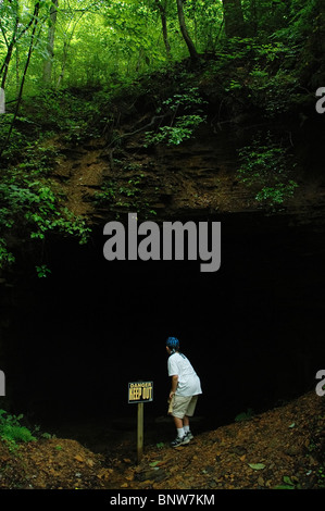 Entrance to abandoned coal mine at Barthell coal Mining Camp, Kentucky ...