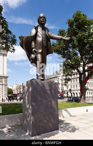 Statue of David Lloyd George at Parliament Square in London, England ...