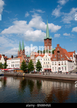 skyline of lubeck Stock Photo - Alamy