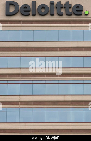 Deloitte company signage Stock Photo - Alamy