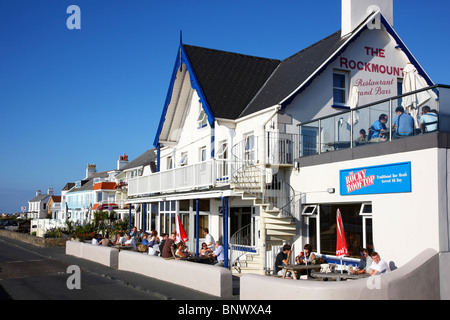 Cobo Bay and The Rockmount Restaurant, Guernsey, Channel Islands, UK ...