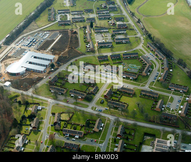 Part of the former USAF chicksands base with the new MId Bedfordshire ...