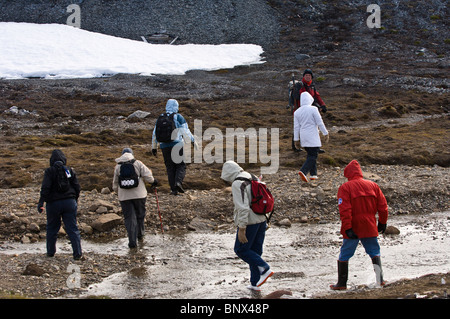 Blomstandhalvoya or Ny London historic site Svalbard Archipelago ...
