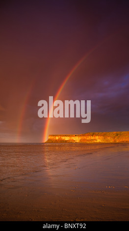 Rainbow over cleveland Stock Photo - Alamy