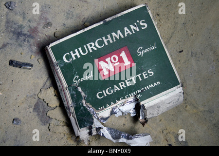 Churchman's No 1 cigarette packet Stock Photo - Alamy