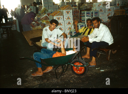 Manama Bahrain Group Of Men Talking Wearing Traditional Dress In Souk ...