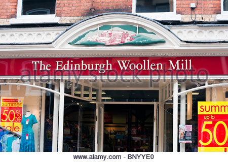 The Edinburgh Woollen Mill shop in Shrewsbury Shropshire England Uk ...