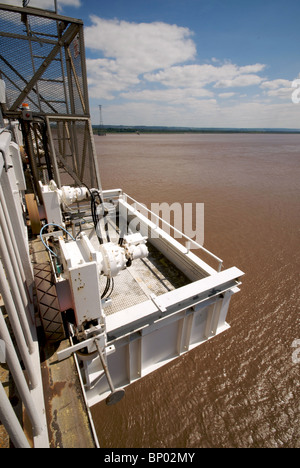 River Severn Bridge UK Repair Gantry Stock Photo - Alamy