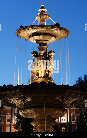 The Brewer Fountain on the Boston Common. Boston, Massachusetts USA ...