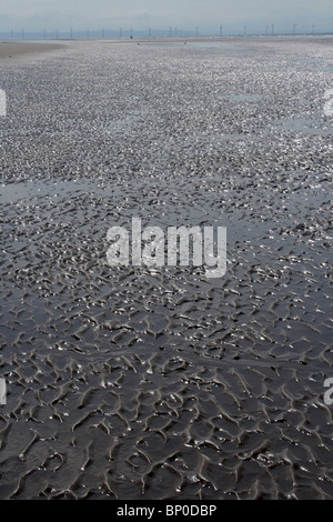 Ripples in the sand, at Formby Beach in Merseyside Stock Photo - Alamy