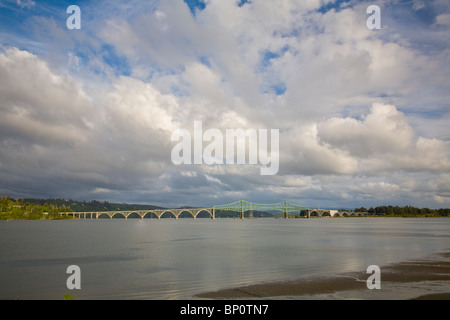 Coos Bay Bridge officially the Conde B. McCullough Memorial Bridge over ...