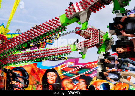 Extreme Funfair Ride at the London Mela, Gunnersbury Park, London ...