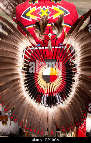 Traditional Pow-wow Kahnawake Native community Quebec Canada Stock ...
