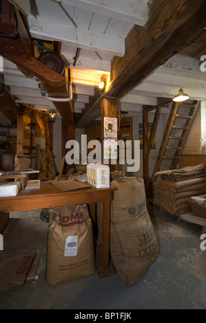 milliner Derek Adams working the Sarre Mill built in 1820 is one of a ...