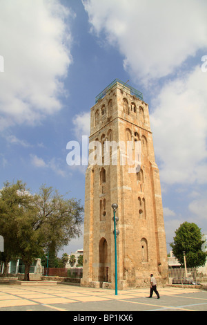 The White Tower in Ramla, Israel, photographed in 1913, is an important ...