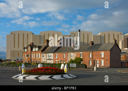 BAE Systems, submarine shipyard, Barrow-in-Furness, looking from Stock ...
