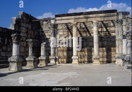 CAPERNAUM - REMAINS OF THE SPLENDID SYNAGOGUE NEAR THE SEA OF GALILEE ...