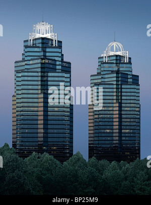 Twin Towers in Atlanta Stock Photo - Alamy