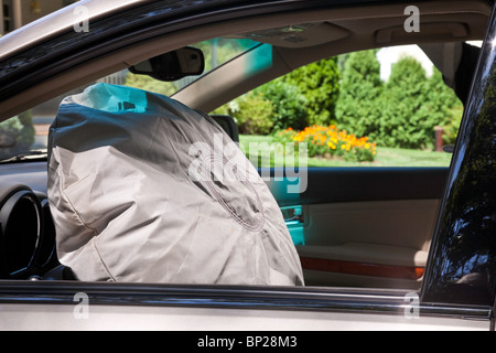 Deployed Driver's Side Car Airbag Stock Photo - Alamy