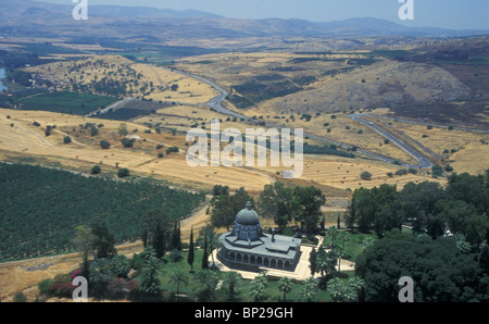 MT. OF BEATITUDES - OVERLOOKING THE SEA OF GALILEE BUILT ON THE SITE ...
