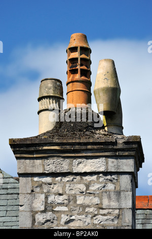 chimney stack with pots Stock Photo - Alamy