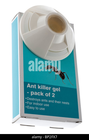 Plastic ant killer trap and box Stock Photo - Alamy