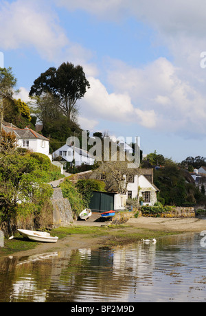 Idyllic riverside scene, Cornwall, UK Stock Photo - Alamy