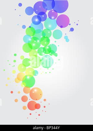 colorful transparent dots Stock Photo - Alamy