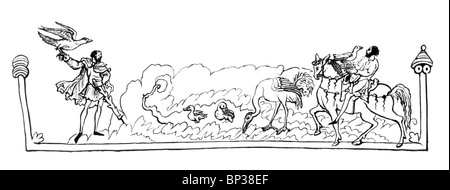 The Anglo-Saxon Calendar, MS Cotton Julius, 11th century Stock Photo ...