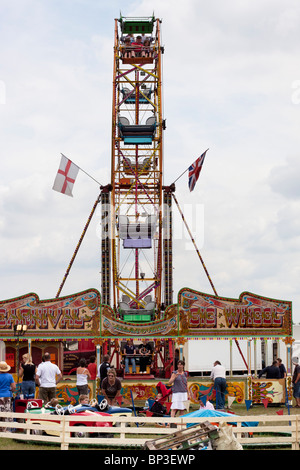 Models of a fairground at a steam fair Stock Photo - Alamy