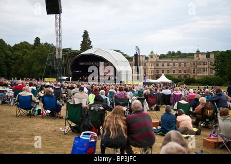 Open air concert at Audley End Stock Photo - Alamy
