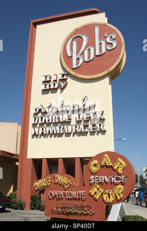 Burbank, California, USA. Bob's Big Boy Drive-In. Car show. (Editorial ...