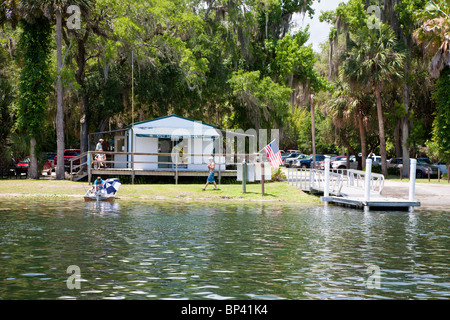 Salt Springs, FL - May 2010 - Dock at Salt Springs Marina in central ...