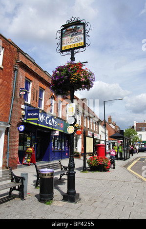 Town sign, Newland Street, Witham, Essex, England, United Kingdom Stock Photo - Alamy