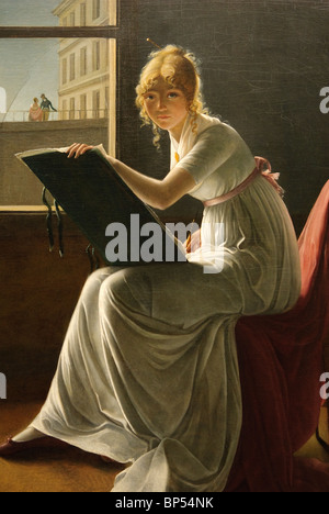 Young Woman Drawing, 1801, by Marie-Denise Villers, Metropolitan Museum ...