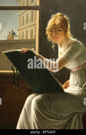 Young Woman Drawing, 1801, by Marie-Denise Villers, Metropolitan Museum ...