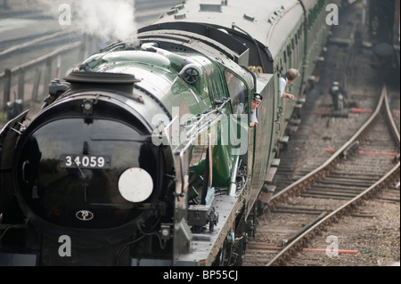 Sir Archibald Sinclair, Rebuilt Battle of Britain Class locomotive at ...