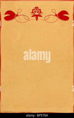 Retro style paper background with text space Stock Photo - Alamy