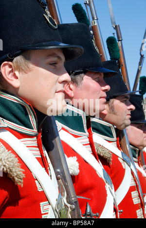 British infantry (Red Coats), 18th century Date: 18th century Stock ...